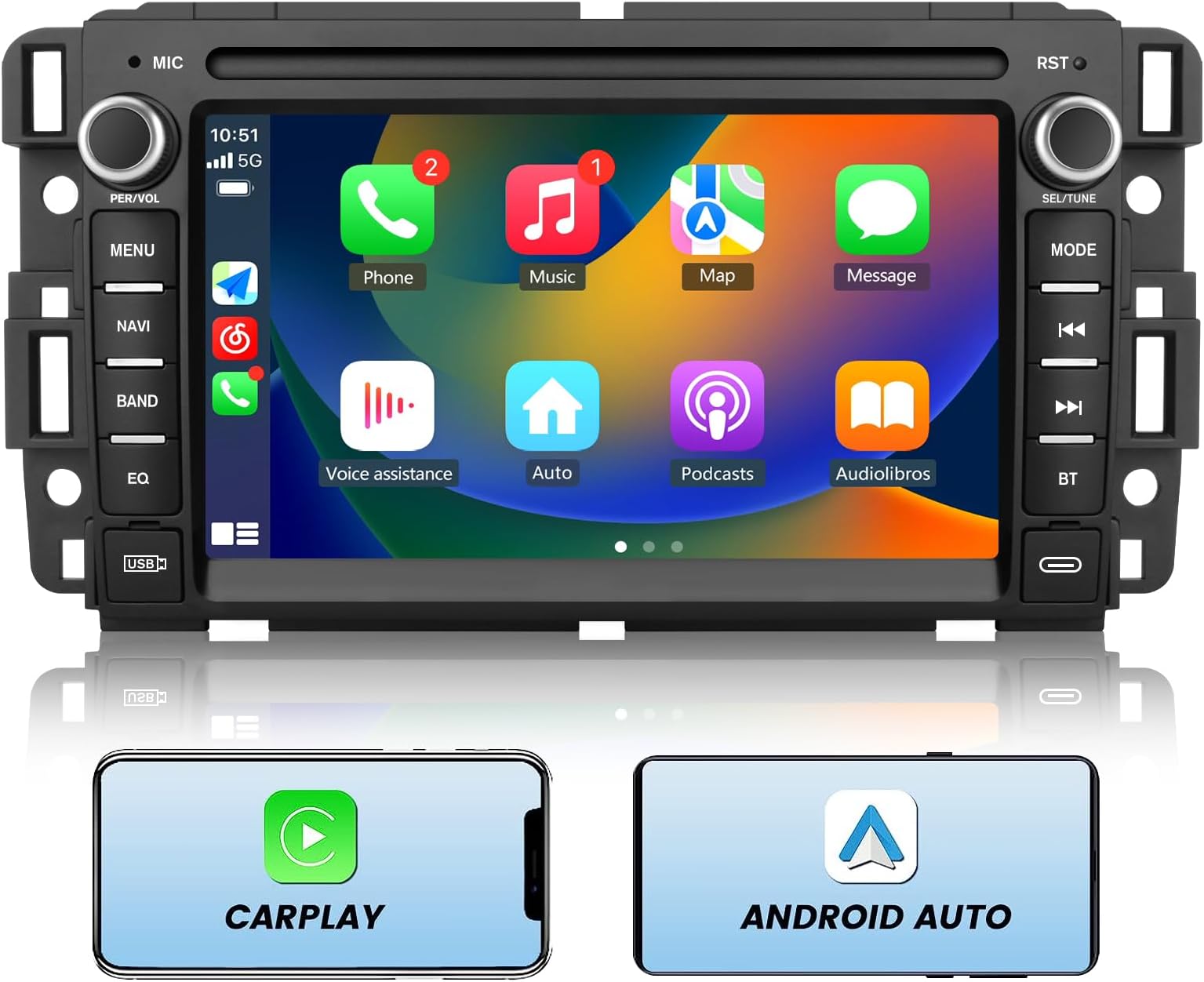 Amazon.com: AWESAFE Android 13 Car Stereo for Chevrolet Chevy Silverado ...