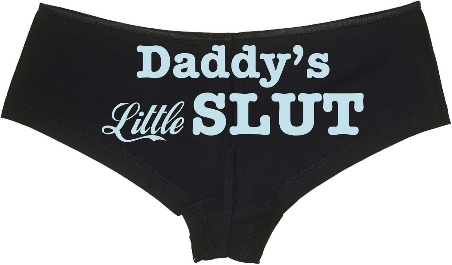 Knaughty Knickers - Daddy's Little Slut Fun Flirty boy Short Panties at Amazon Women’s Clothing ...