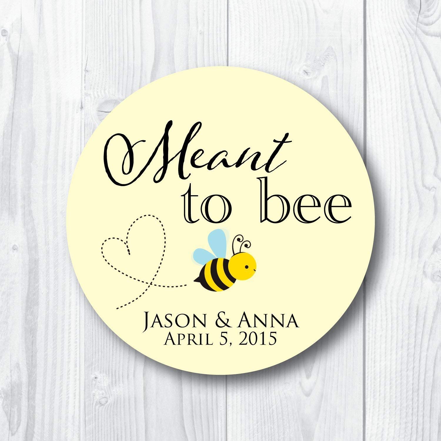 Amazon.com: Meant to Bee Favor Labels : Office Products