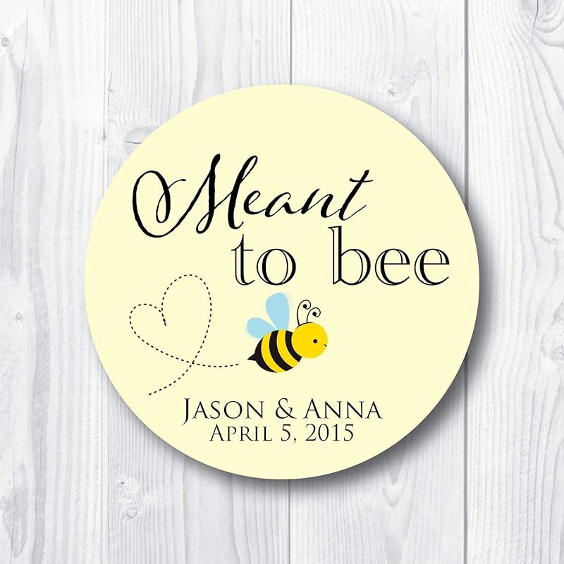 Amazon.com: Meant to Bee Favor Labels : Office Products