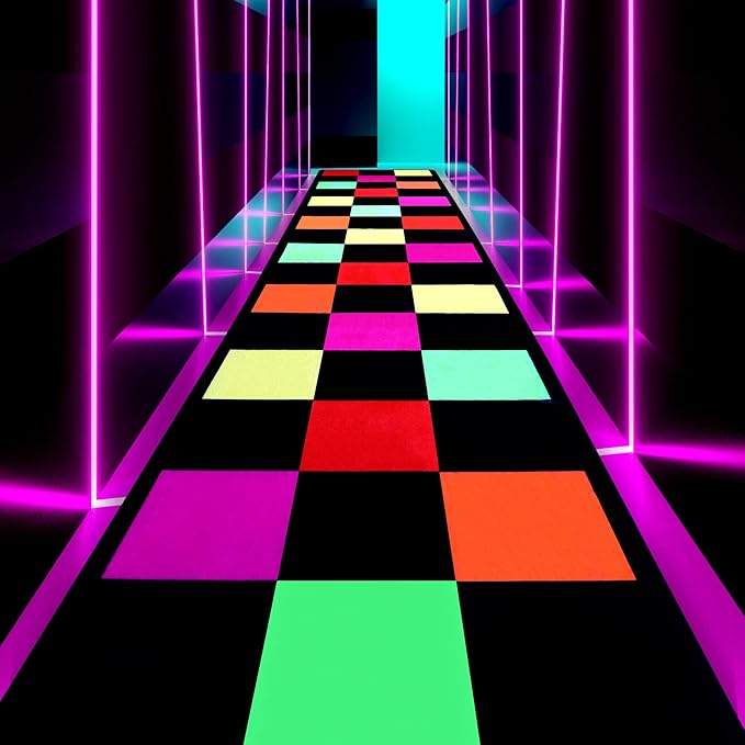 Amazon.com: SEBKQ Neon Party Supplies, Glow in The Dark Neon Dance ...