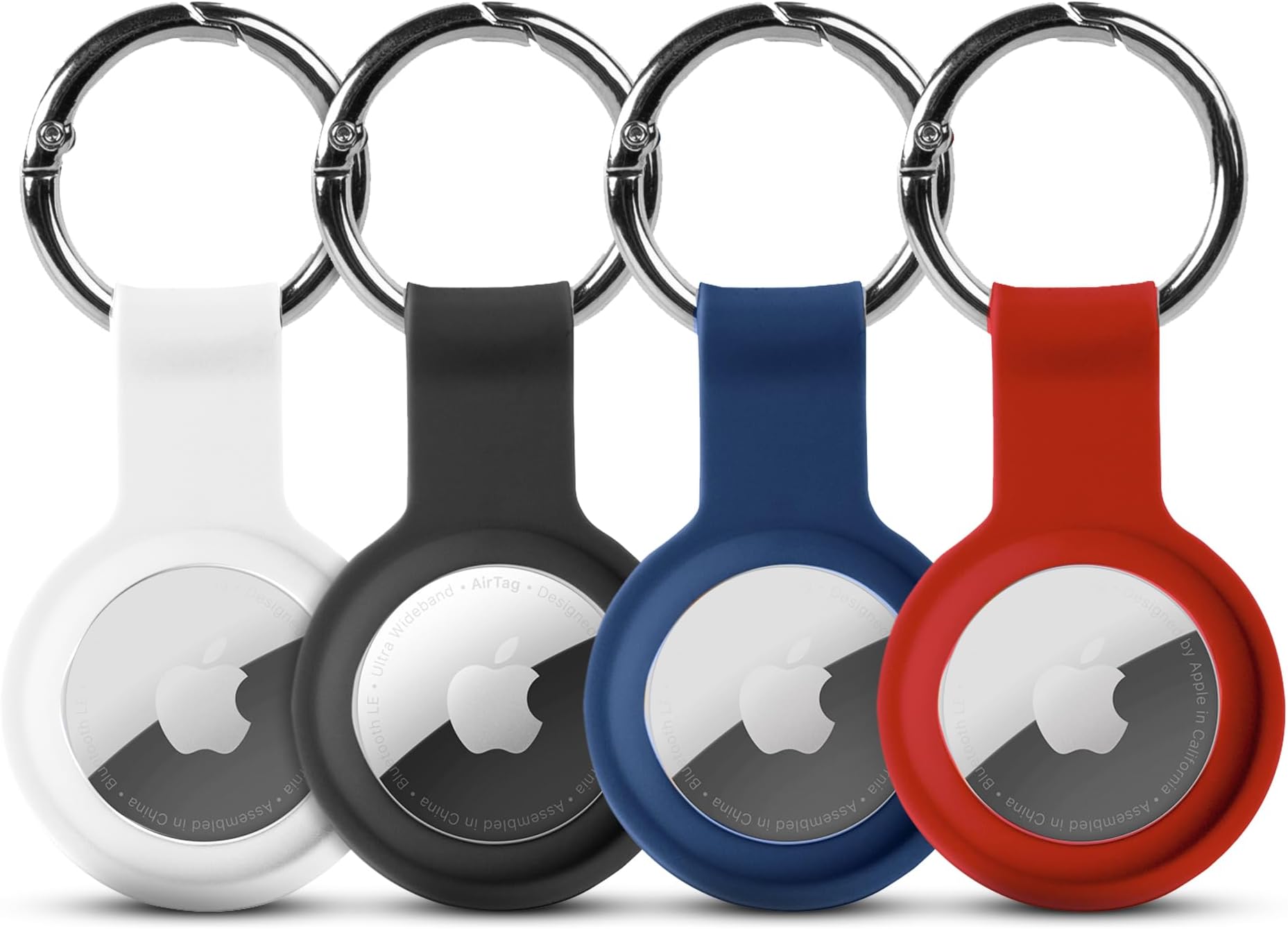 Amazon.com: Apple AirTag 4 Pack Shockproof, Dustproof & Washable Cases ...