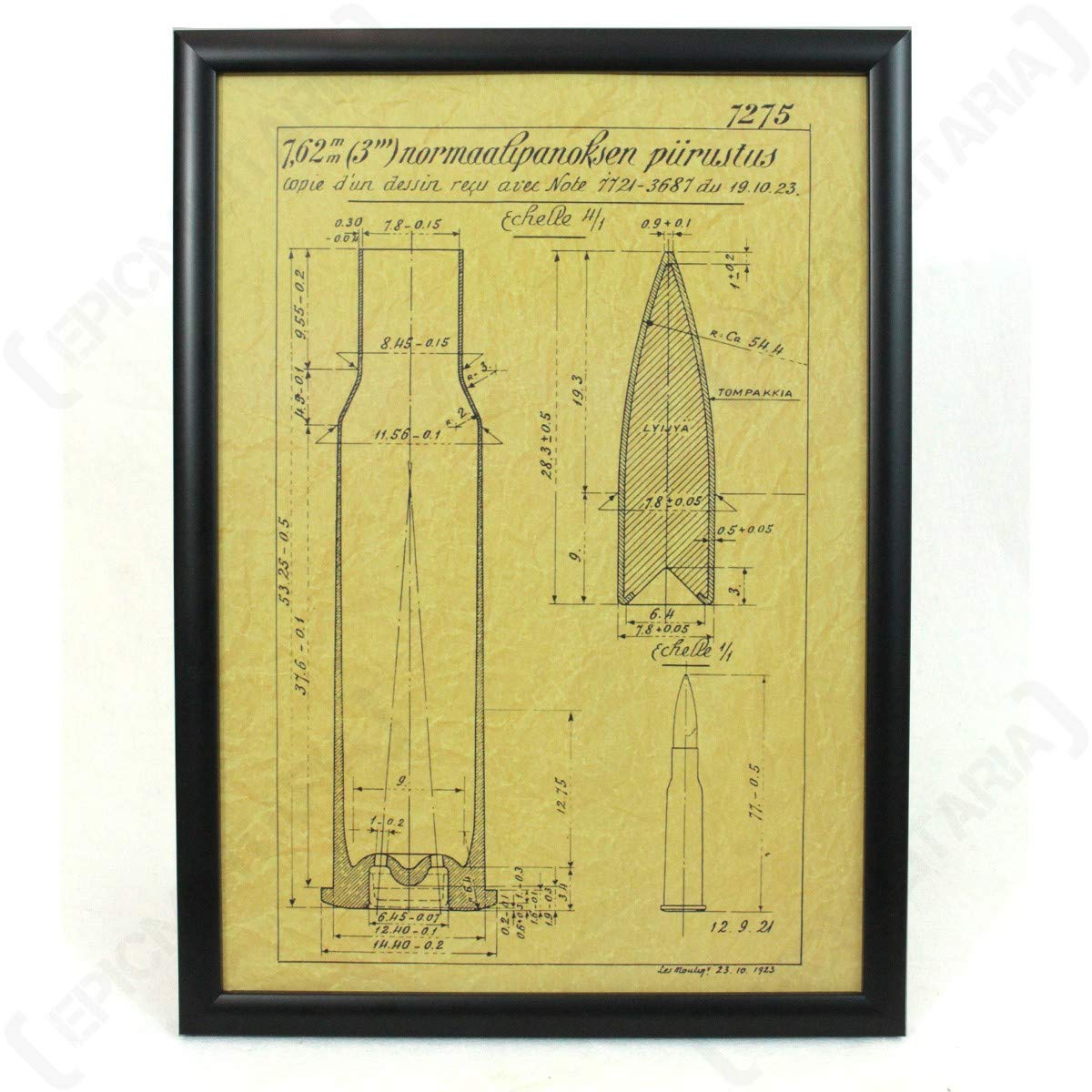 Historical Weapon Prints Epic Militaria Russian Mosin Nagant Framed ...