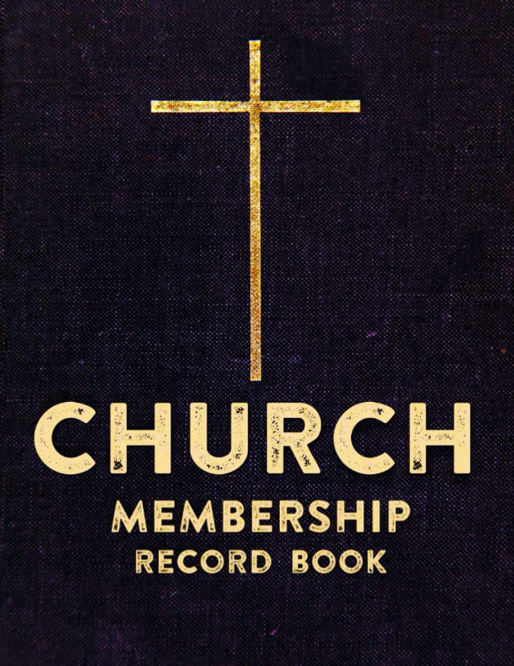 CHURCH Membership Record Book: Log Book / Register Book for Church ...