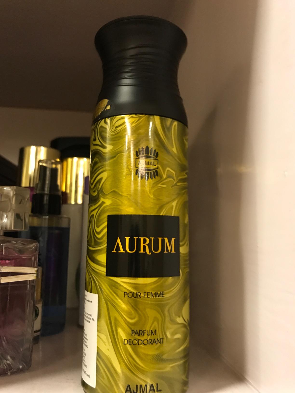 Ajmal Aurum Perfume Deodorant 200ml Body Spray Gift For Women & Ajmal Wisal Perfume Deodorant ...