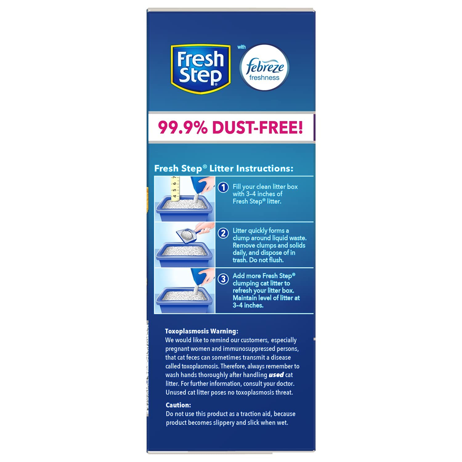 Arena perfumada Fresh Step con el poder de Febreze, ar...B000VDR8LA ...