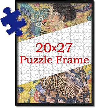 Amazon.com: CGRLVDXW Premium 20x27 Frame for Puzzle, 1000 Piece Puzzle ...