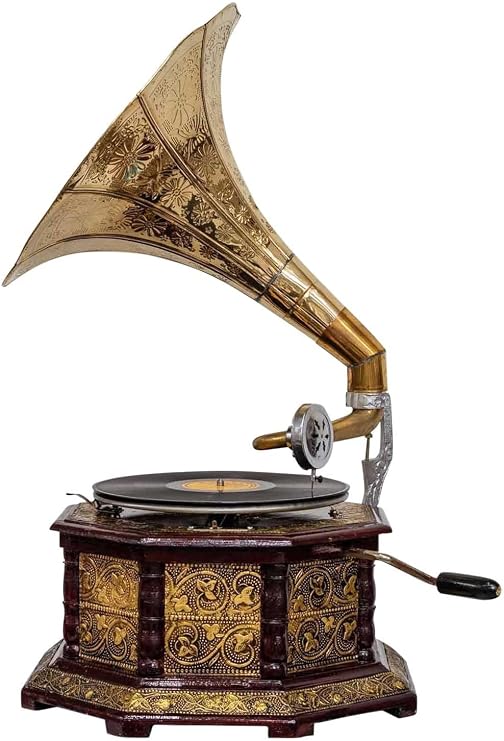 Gramophone Player Original Working Old Replica Gramophone Player with 1 ...