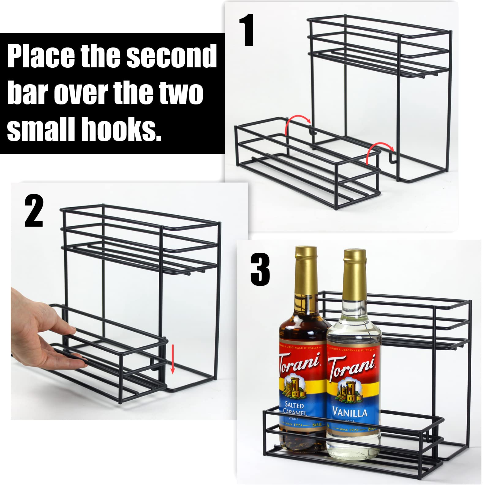 Snapklik.com : MCSAPIL Coffee Syrup Rack
