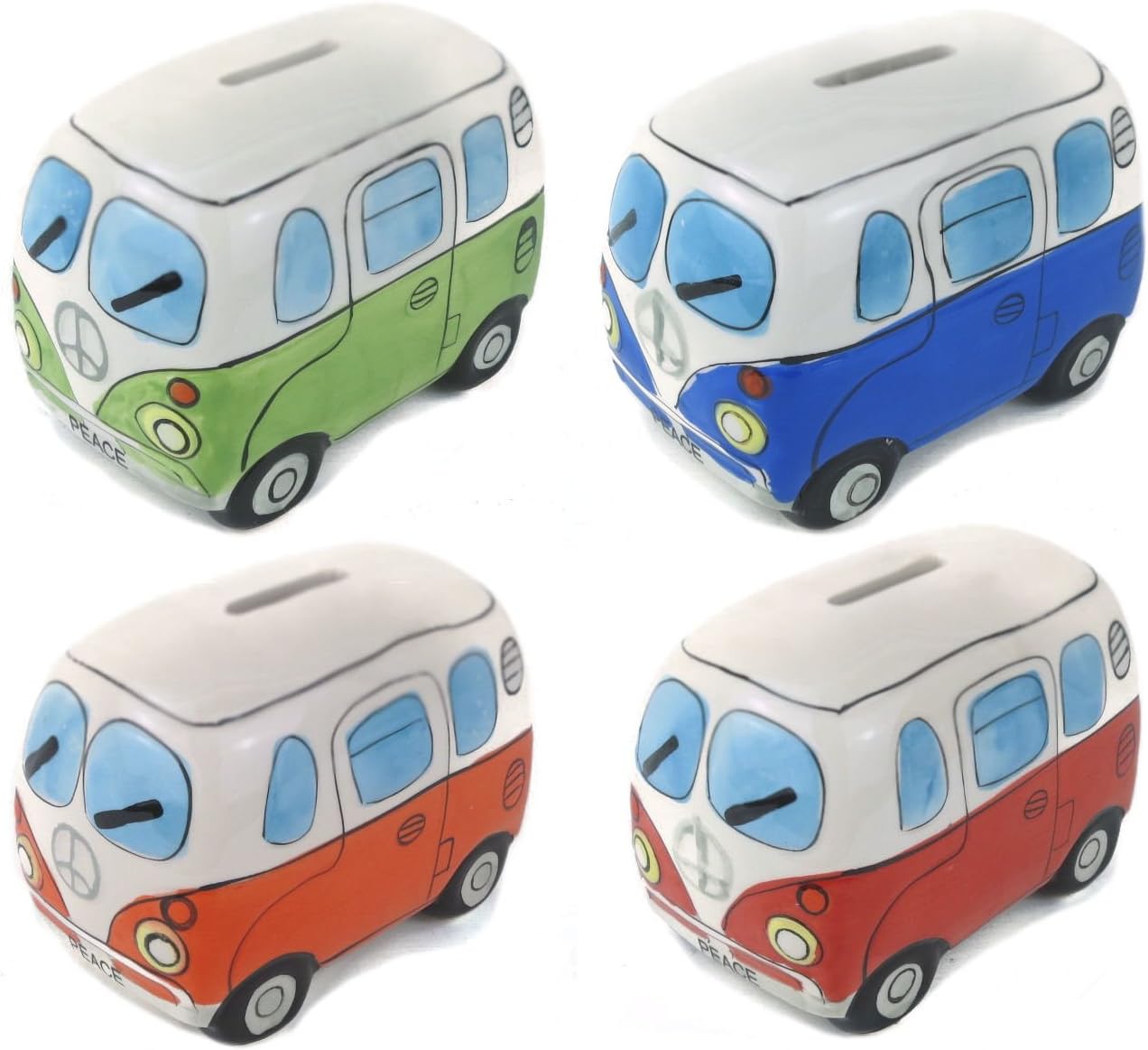 Amazon.com: Camper Van Ceramic Money Box (Red) : Everything Else