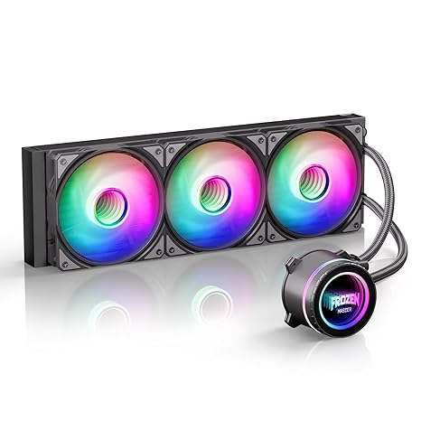 Amazon.com: Pixbyto 360 ARGB AIO Liquid CPU Cooler with 360mm Radiator ...
