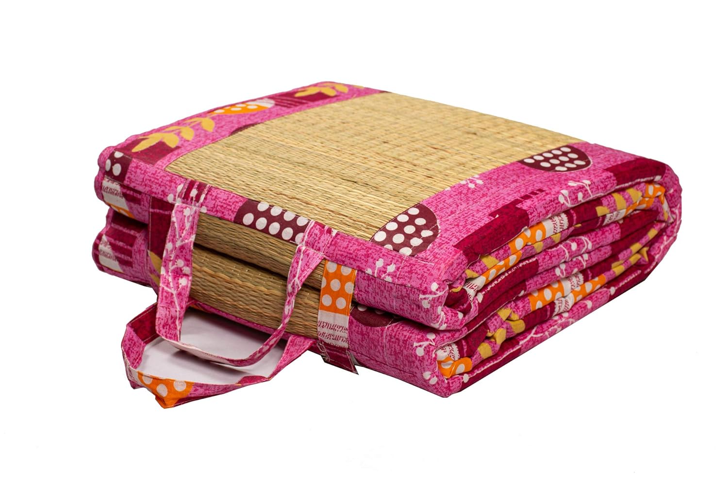 Buy Lovely MATS - CARPETS Foldable Korai Grass Foam Bed Mat (Random ...