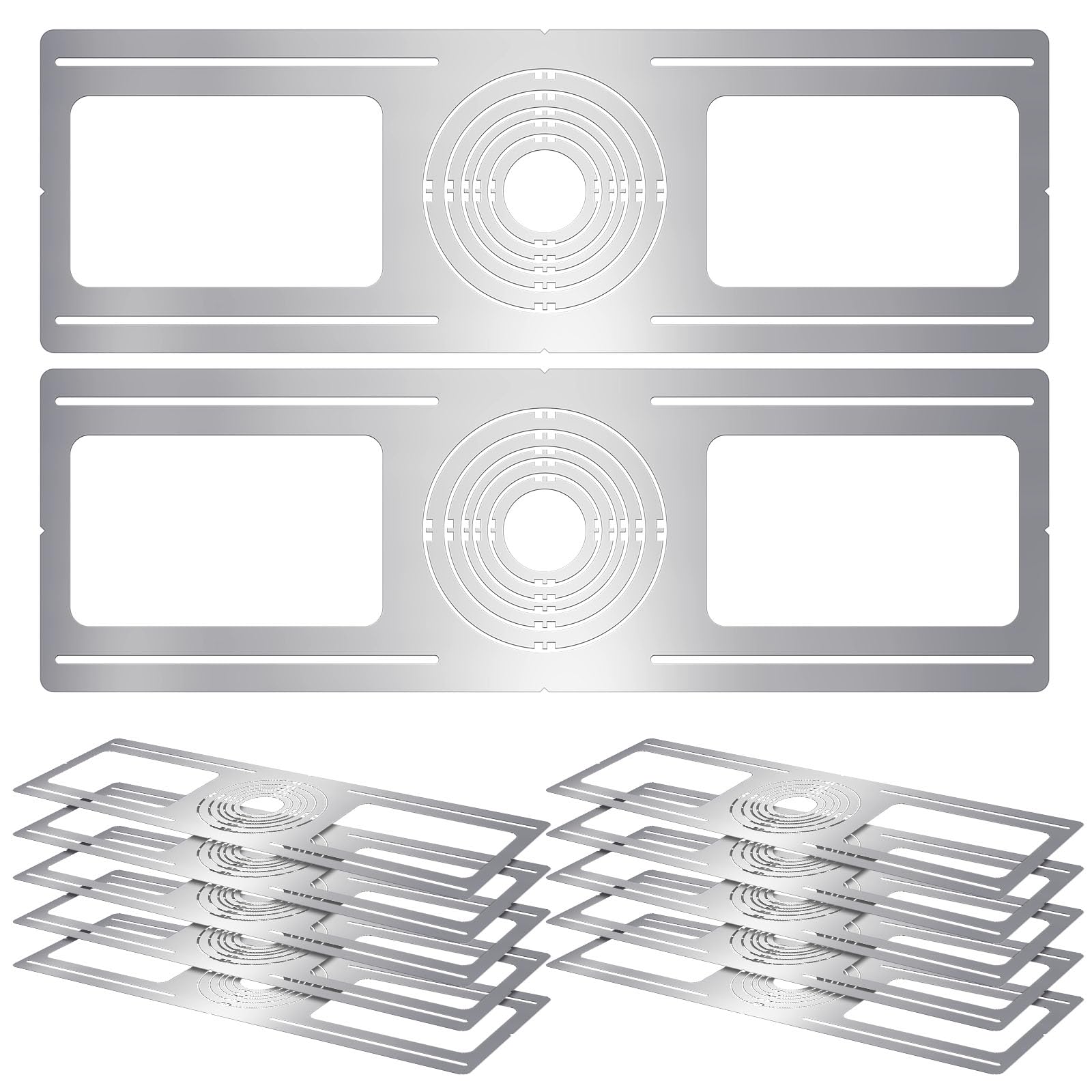 Snapklik.com : Tellegloww 48 Pack New Construction Mounting Plate 2" 3 ...