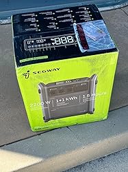 Amazon.com : Segway Portable Power Station Cube 2000, 2200W AC Outlets ...