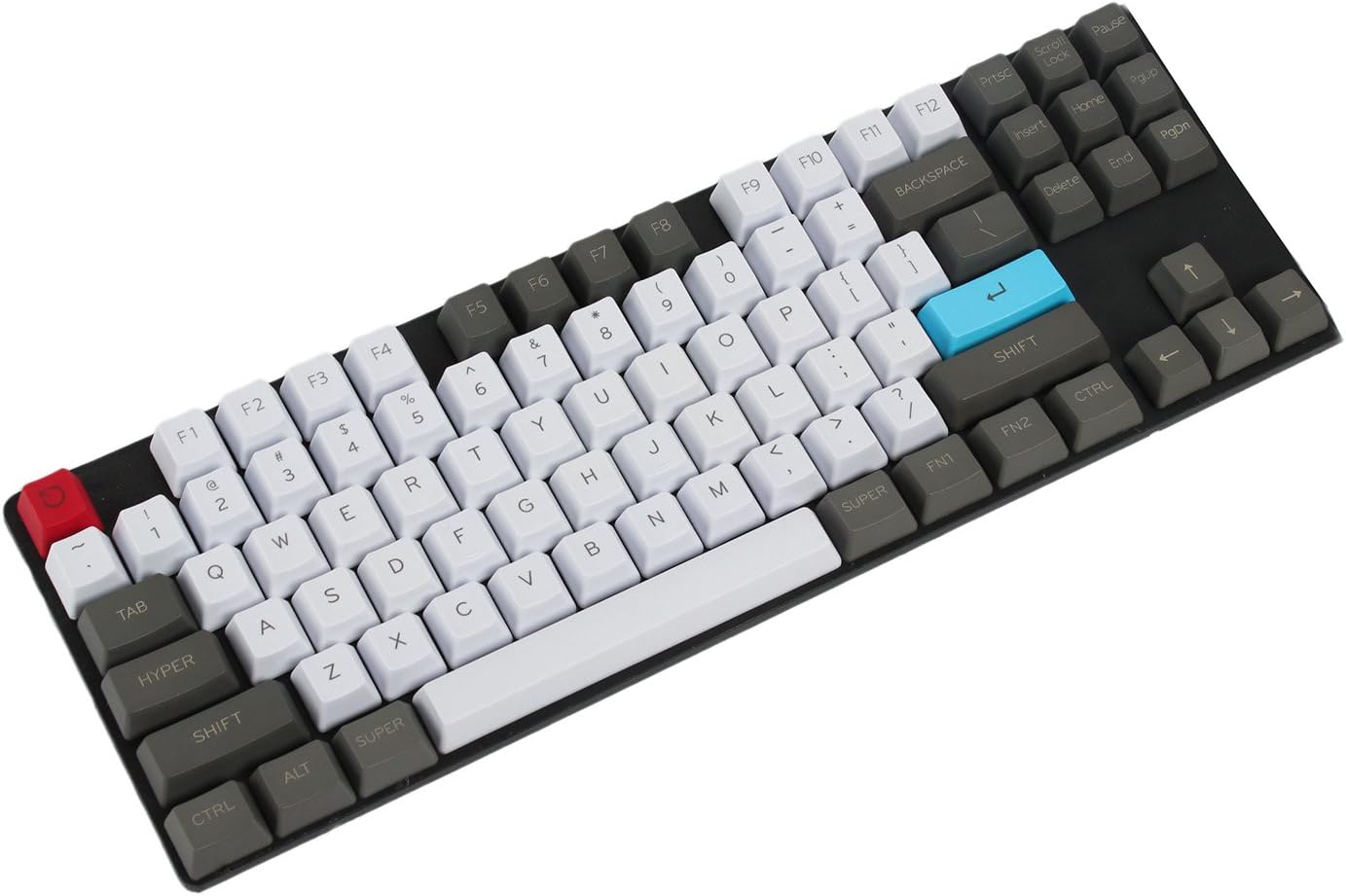 PBT Keycaps - Juego de teclas en forma de gato con 141 teclas de perfil ...