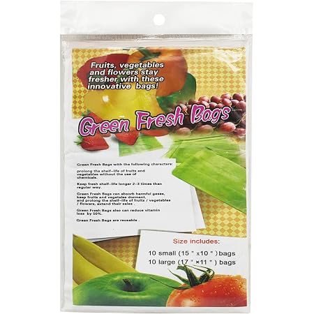 Amazon.com: FRESHPAPER Keeps Fruits & Vegetables Fresh for 2-4x Longer ...
