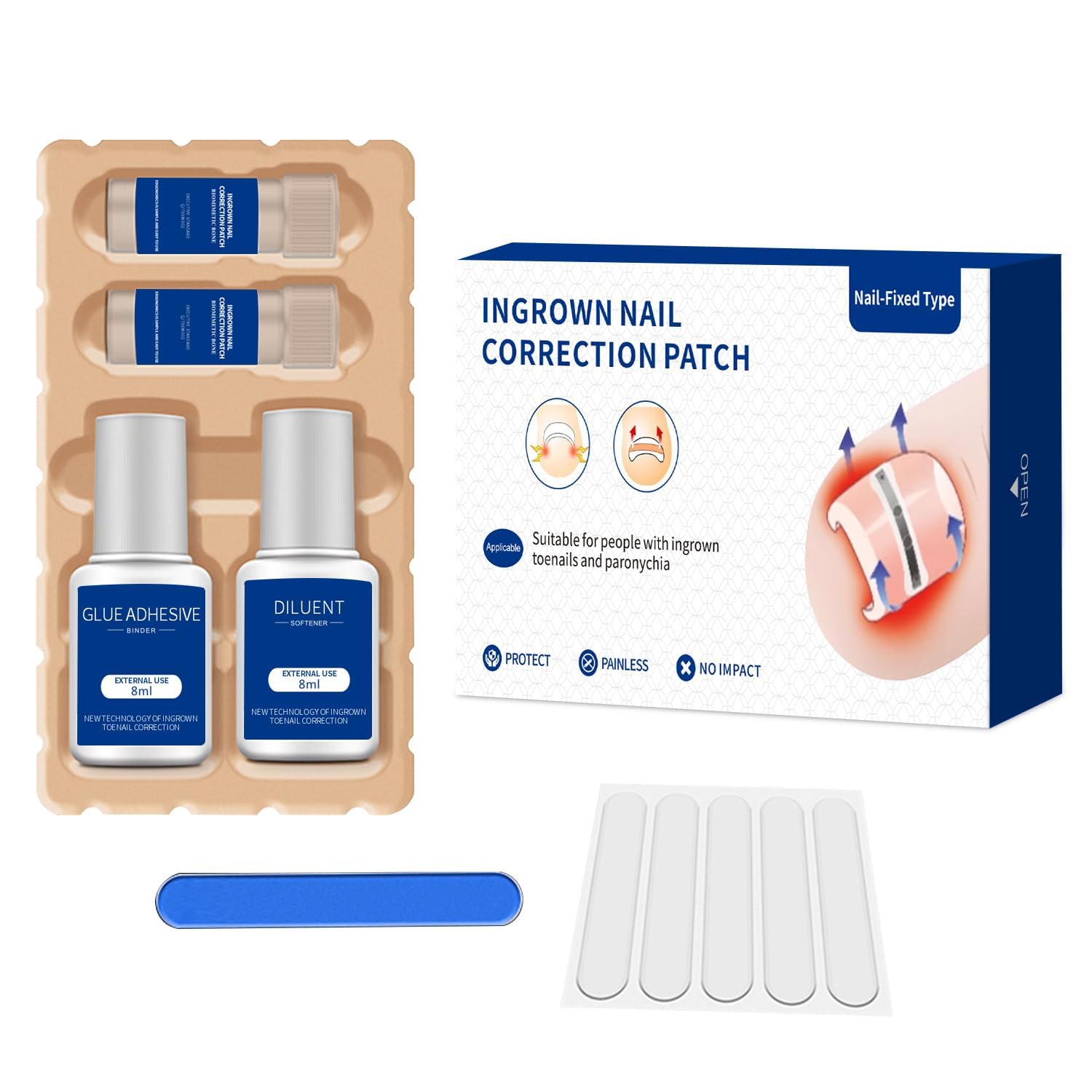Amazon.com: Ingrown Toenail Treatment, 10 packs Titanium Alloy Ingrown ...