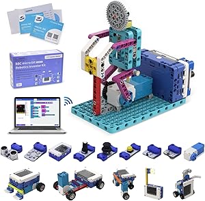 Amazon.com: ICreateRobot Coding Robot Kit, 10-in-1 BBC Micro:bit Robotics Invertor Kit ...