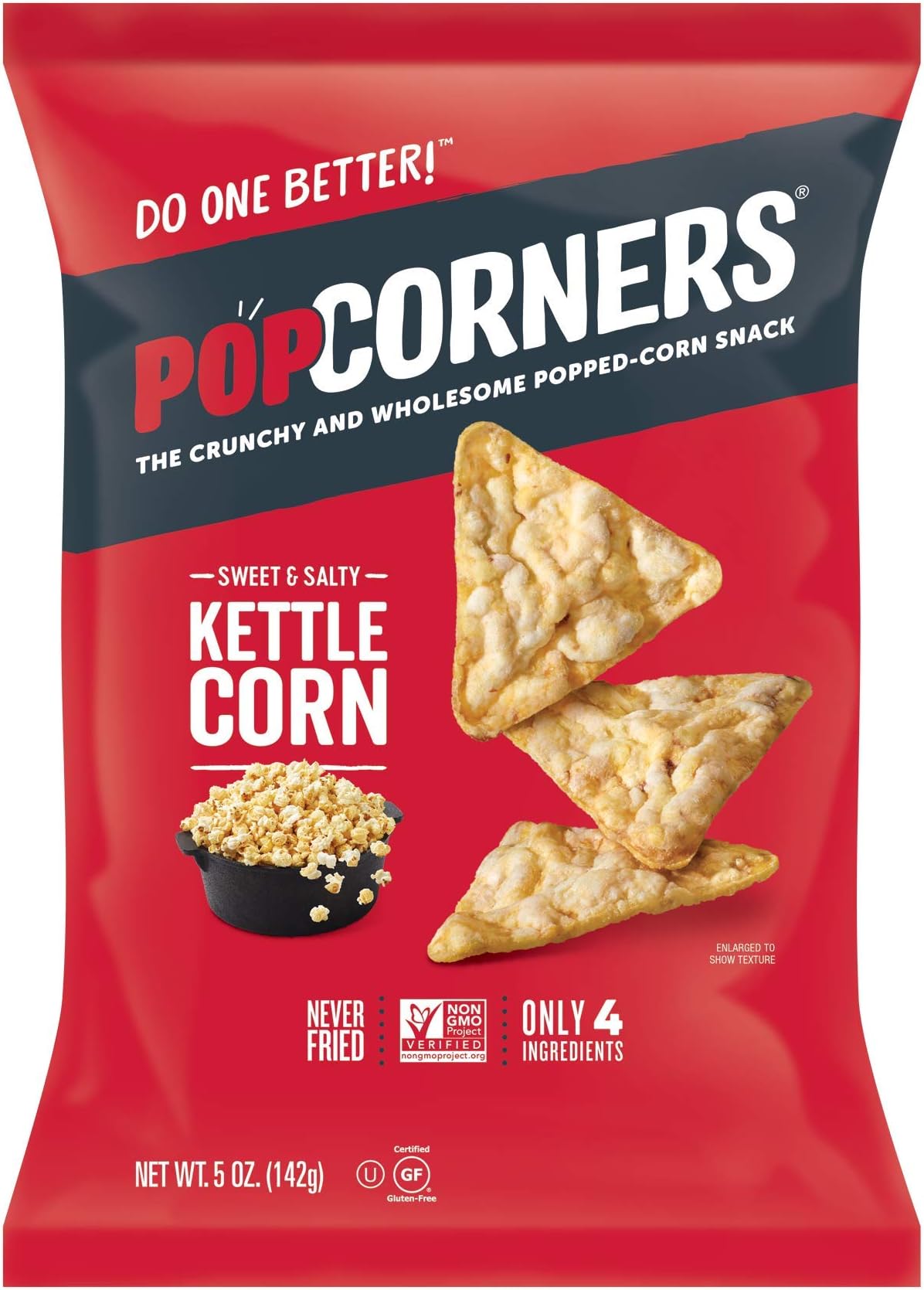 Amazon.com: PopCorners Popped Corn Snacks White Cheddar, 12 Oz