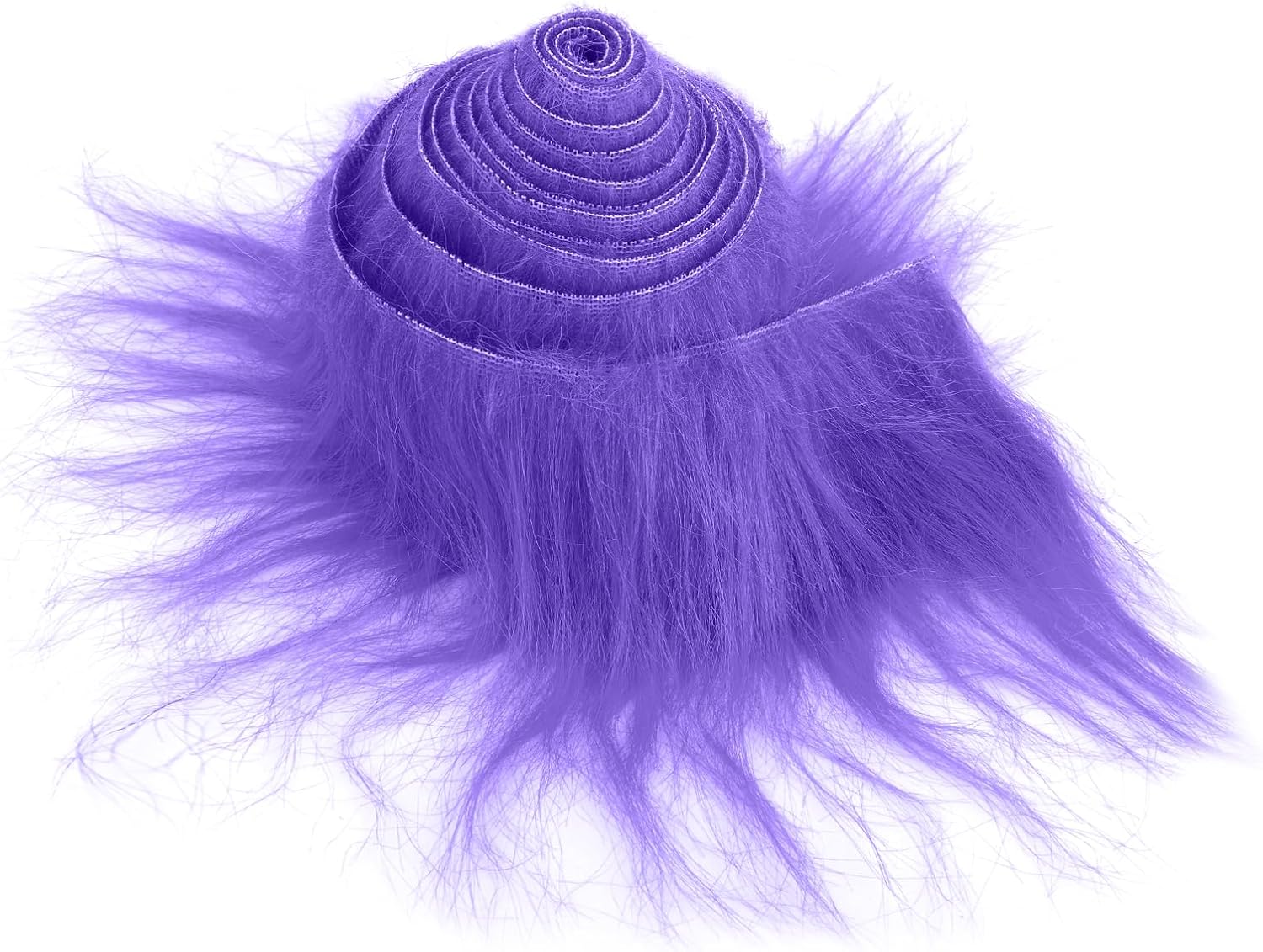 Amazon.com: Lusofie Shaggy Plush Faux Fur Fabric Precut Strips 2x60inch ...