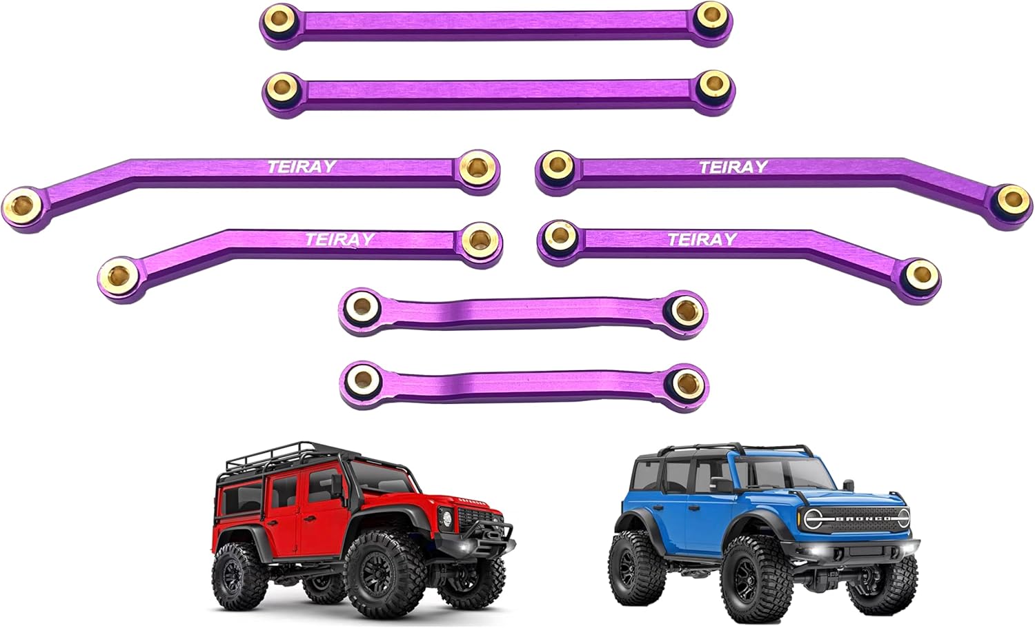 Amazon.com: TEIRAY Trx4m Upgrades High Trail Links Clearance Chassis ...