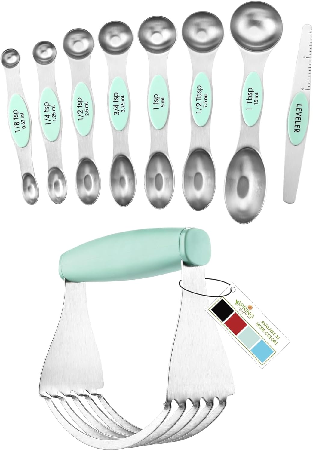 Amazon.com: Spring Chef Stainless Steel Dual Sided Magnetic Measuring ...