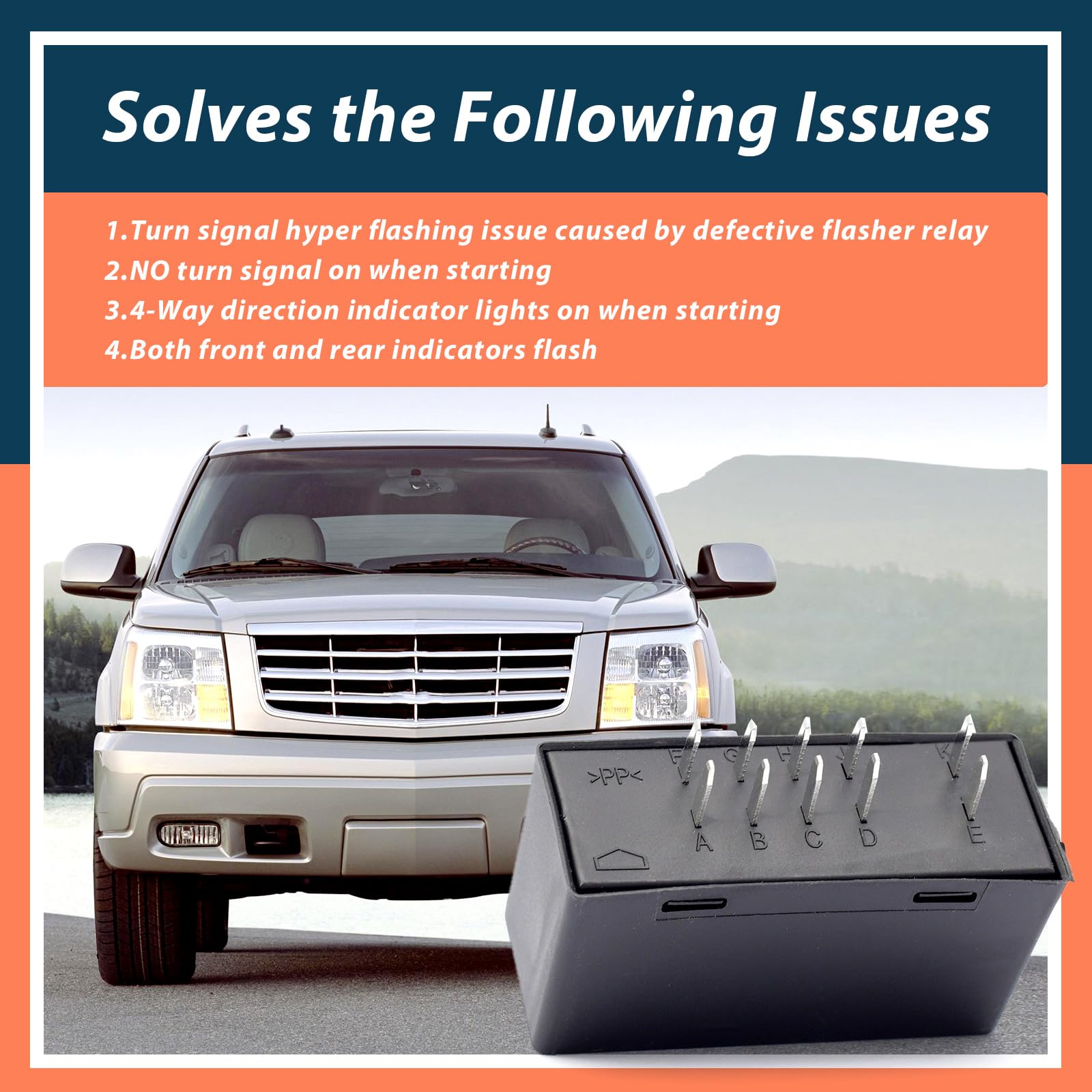 GMC Sierra Blinker Relay LED Flasher Relay Module - Fix Hyper Flash For ...