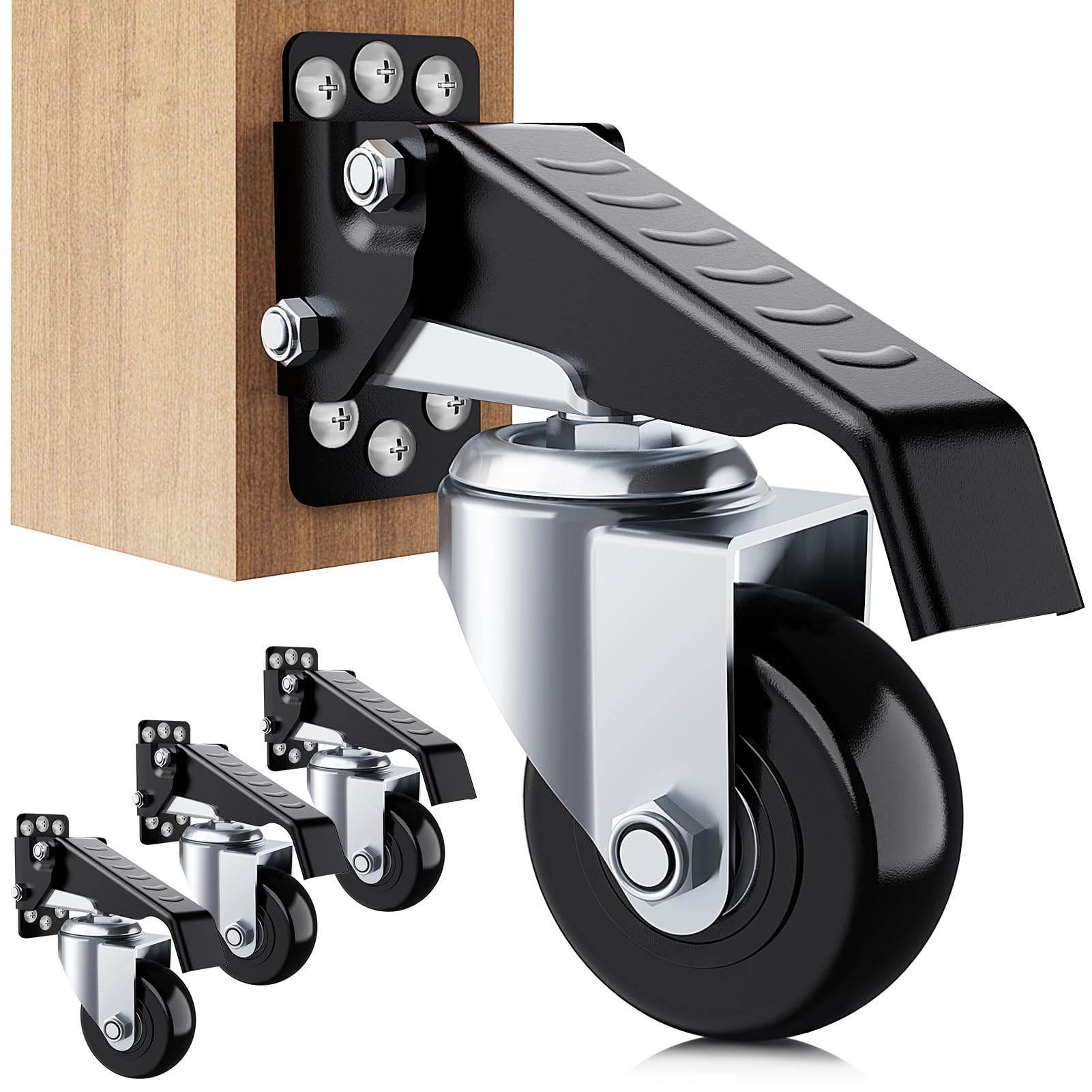 Snapklik.com : SOLEJAZZ Workbench Casters Wheels 720Lbs Retractable ...