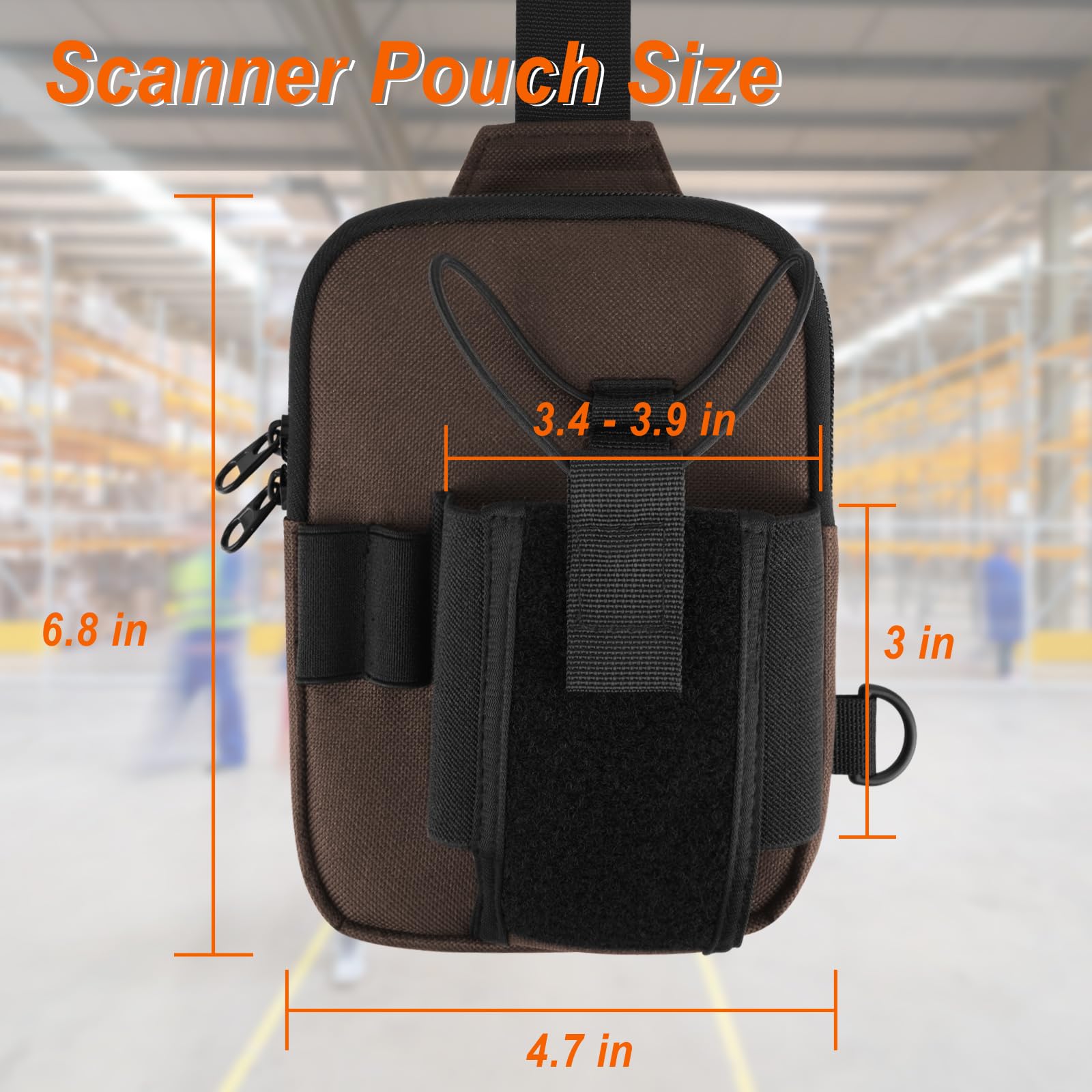 Snapklik.com : Scanner Holster, Universal Barcode Scanner Chest Harness ...
