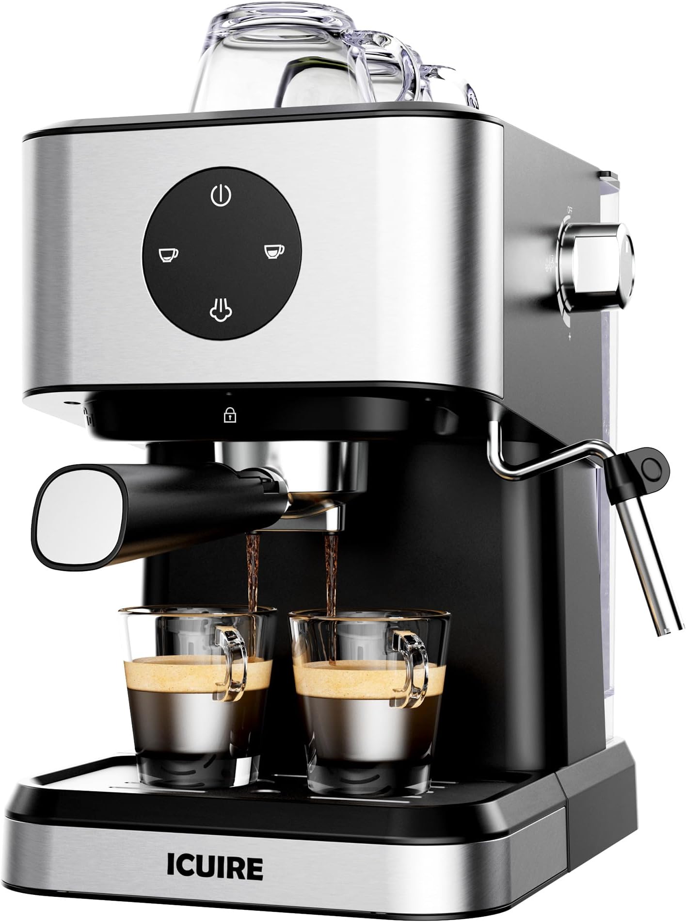 Amazon.com: LERTIN Espresso Machine 20 Bar, Professional Espresso Maker ...