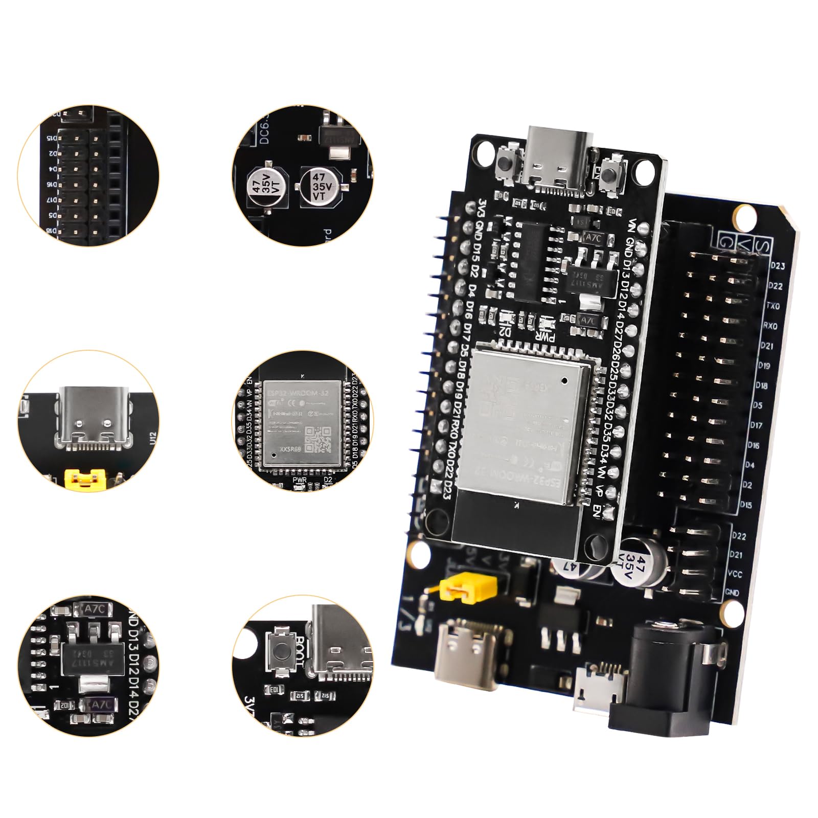 Modulo Esp32 Devkit V1 Board 30p Con Wifi Y Bluetooth ESP32 Dual Core
