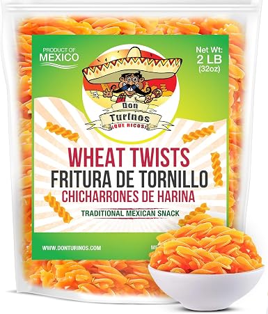 Duritos (Duros) Mexican Wheat Pellet Twists 2LB - Fritura De Tornillo ...