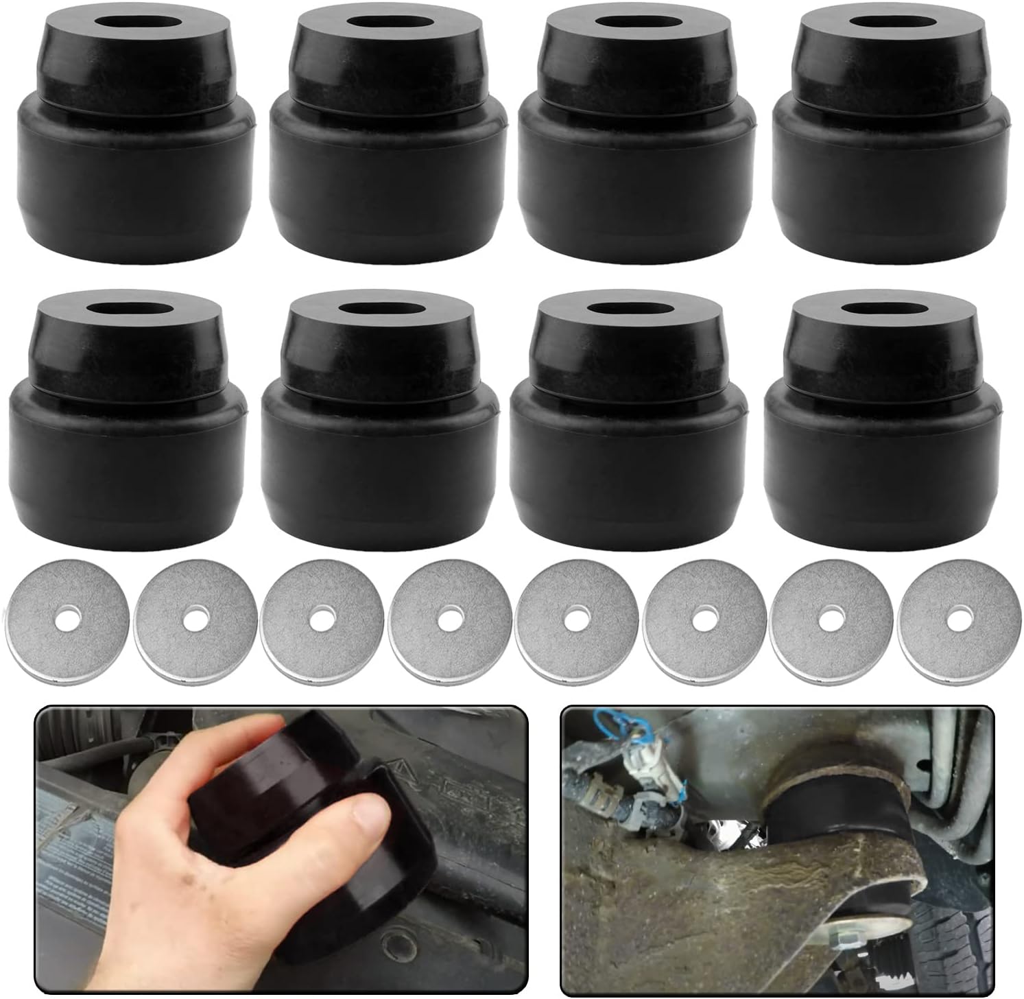 Amazon.com: 9.4102G Universal Polyurethane Body Mounts Bushings ...