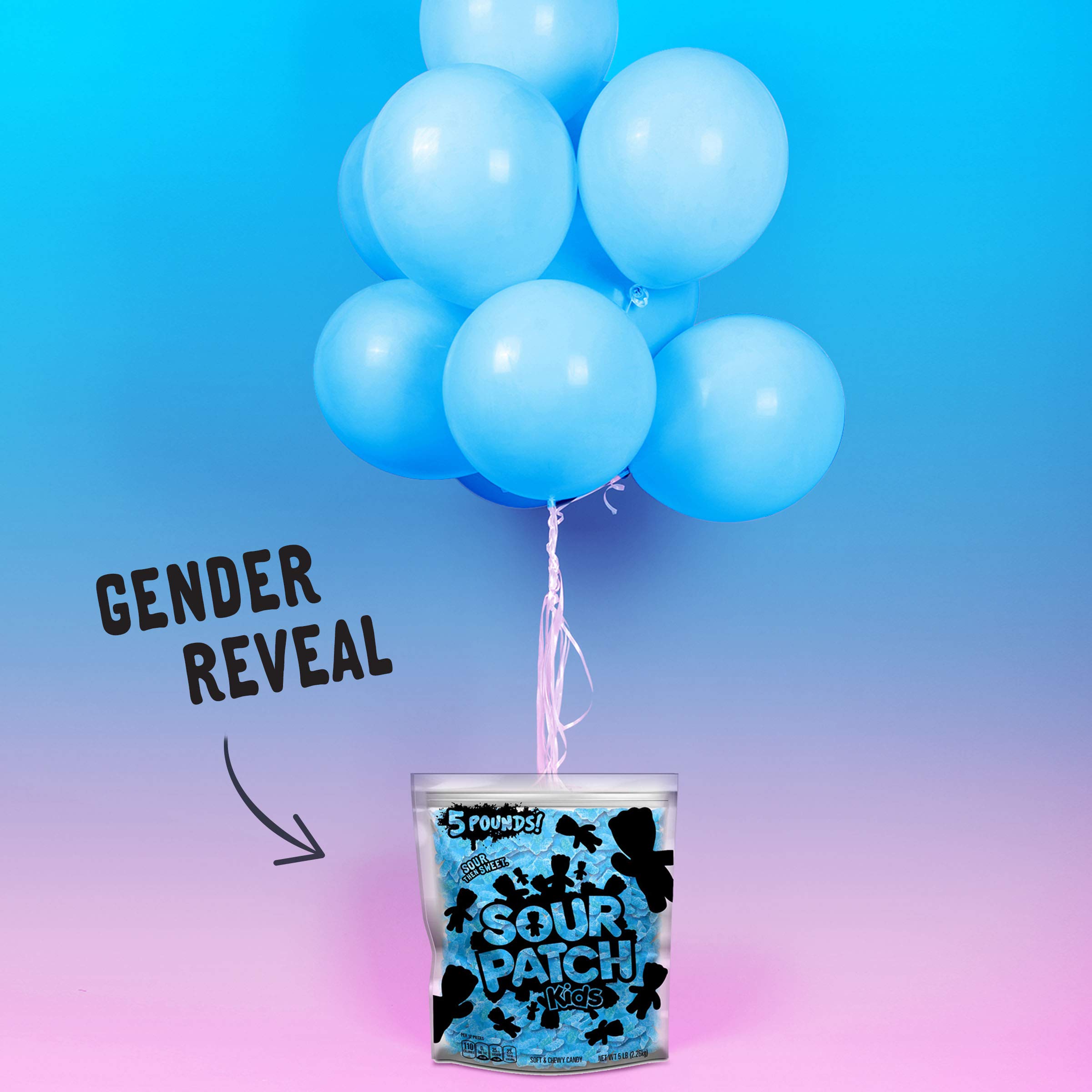 SOUR PATCH KIDS Blue Raspberry Soft & Chewy Candy, 5 lb Bag- Buy Online ...