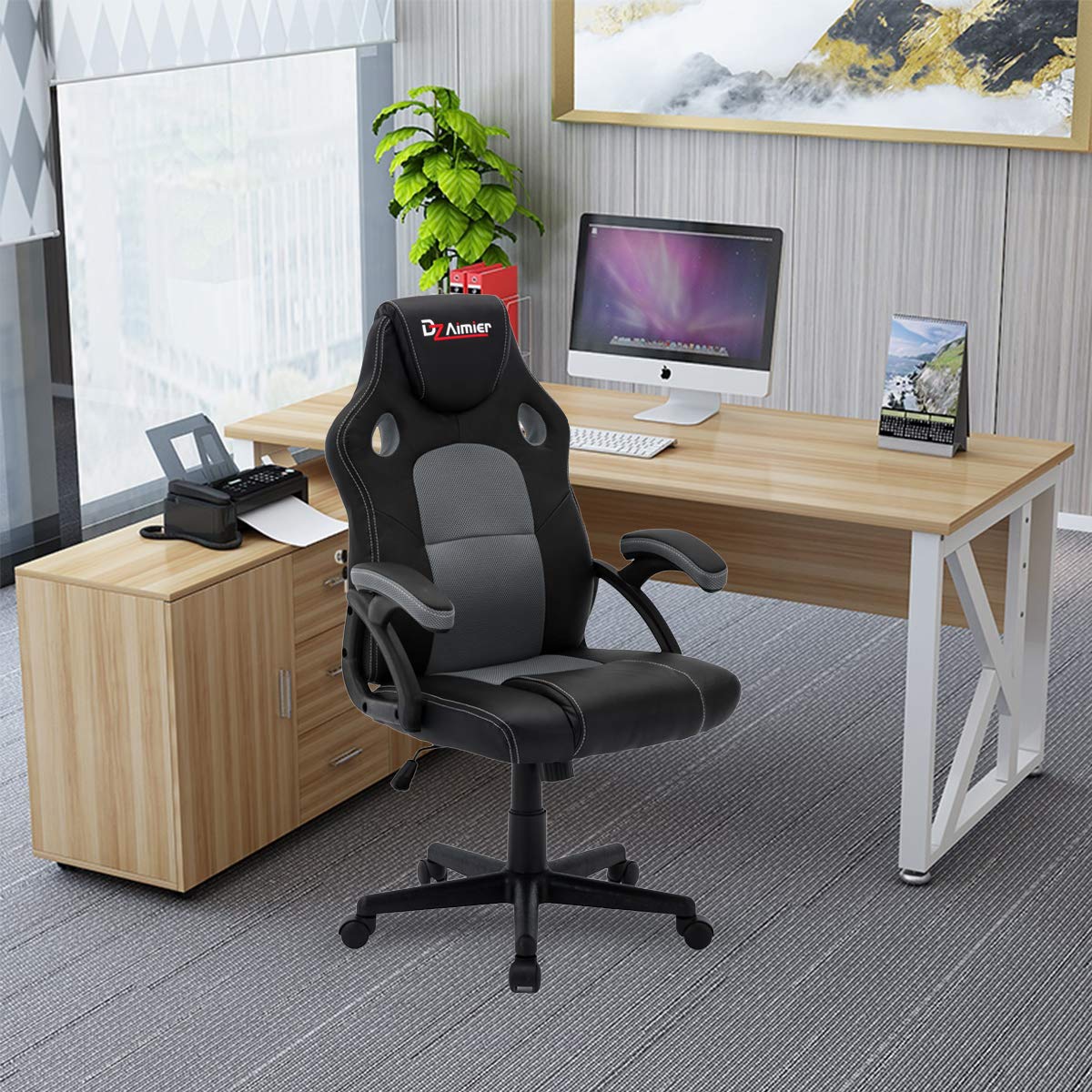 Buy DZ Aimier Office Chair, Gaming Chair Racing Style Office Swivel ...