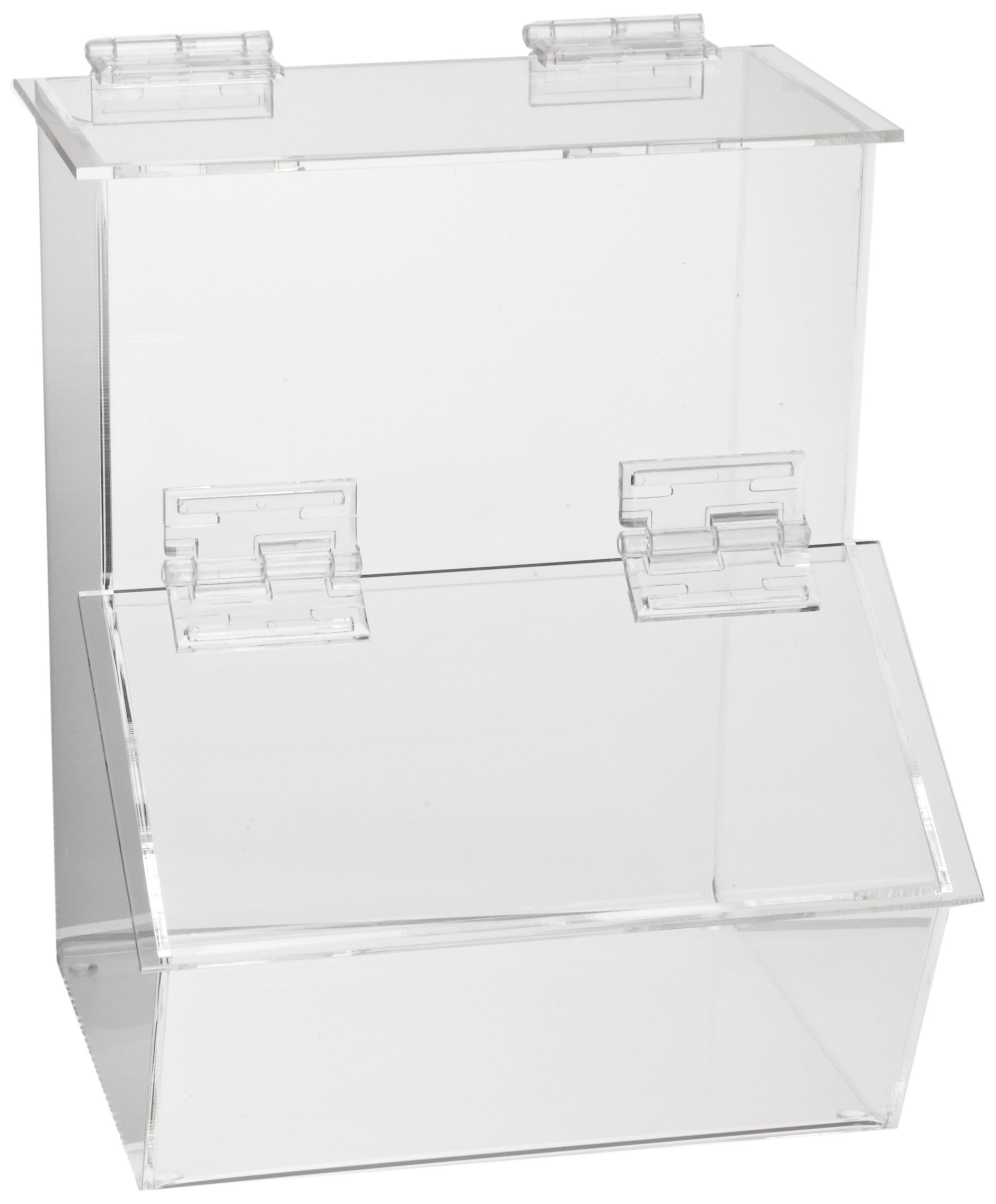 Clear Storage Bins Heathrow Scientific Crystal-Clear Workstation Bin ...