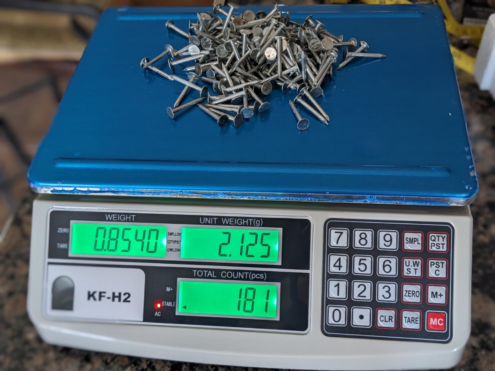 Amazon.com: WISHSOM Industrial Counting Scale, Digital Gram Scale for ...