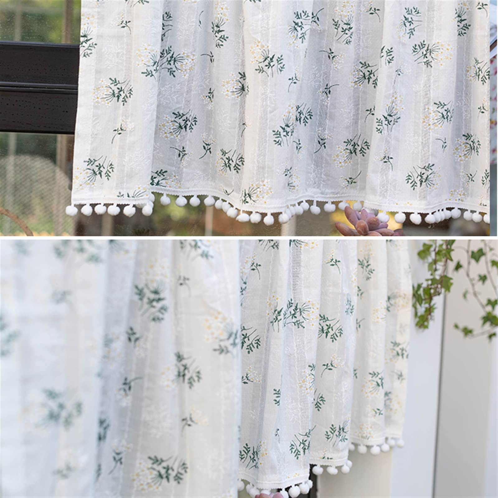 Cortinas De Ventana De Estilo Campestre Cortinas Para Sala De Estar,