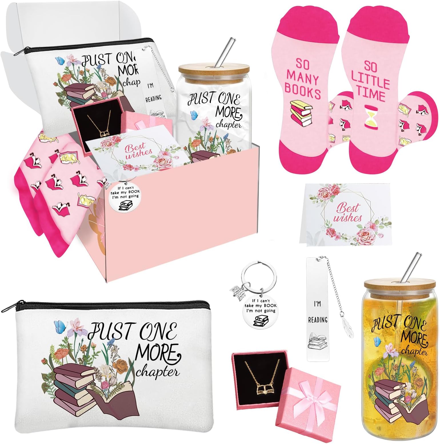 Amazon.com: Bookish Book Lovers Gifts Readers - 7pcs Reading ...