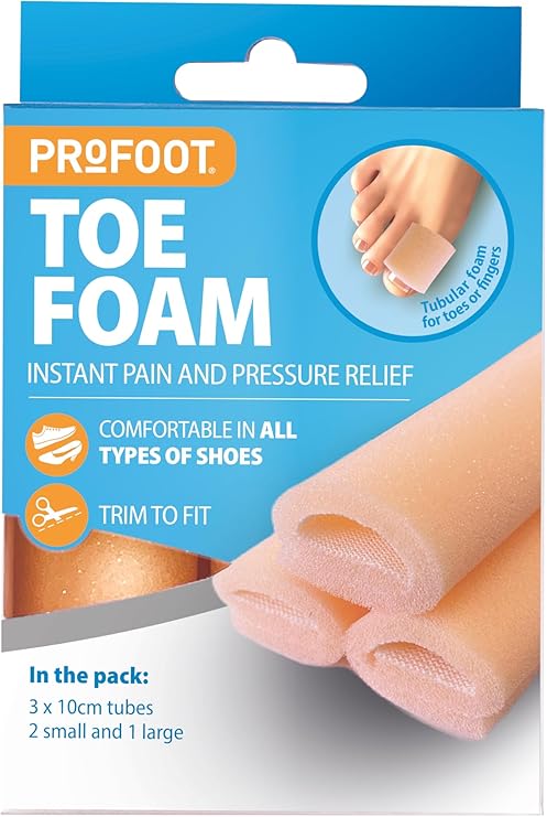 Profoot Toe Foam - Instant Pain Relief for Bunions and Corns - Soft ...