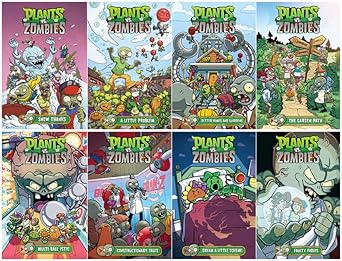 NEW! Plants vs. Zombies 8 Books Set: Volume 13 - Volume 20 (Hardcover ...