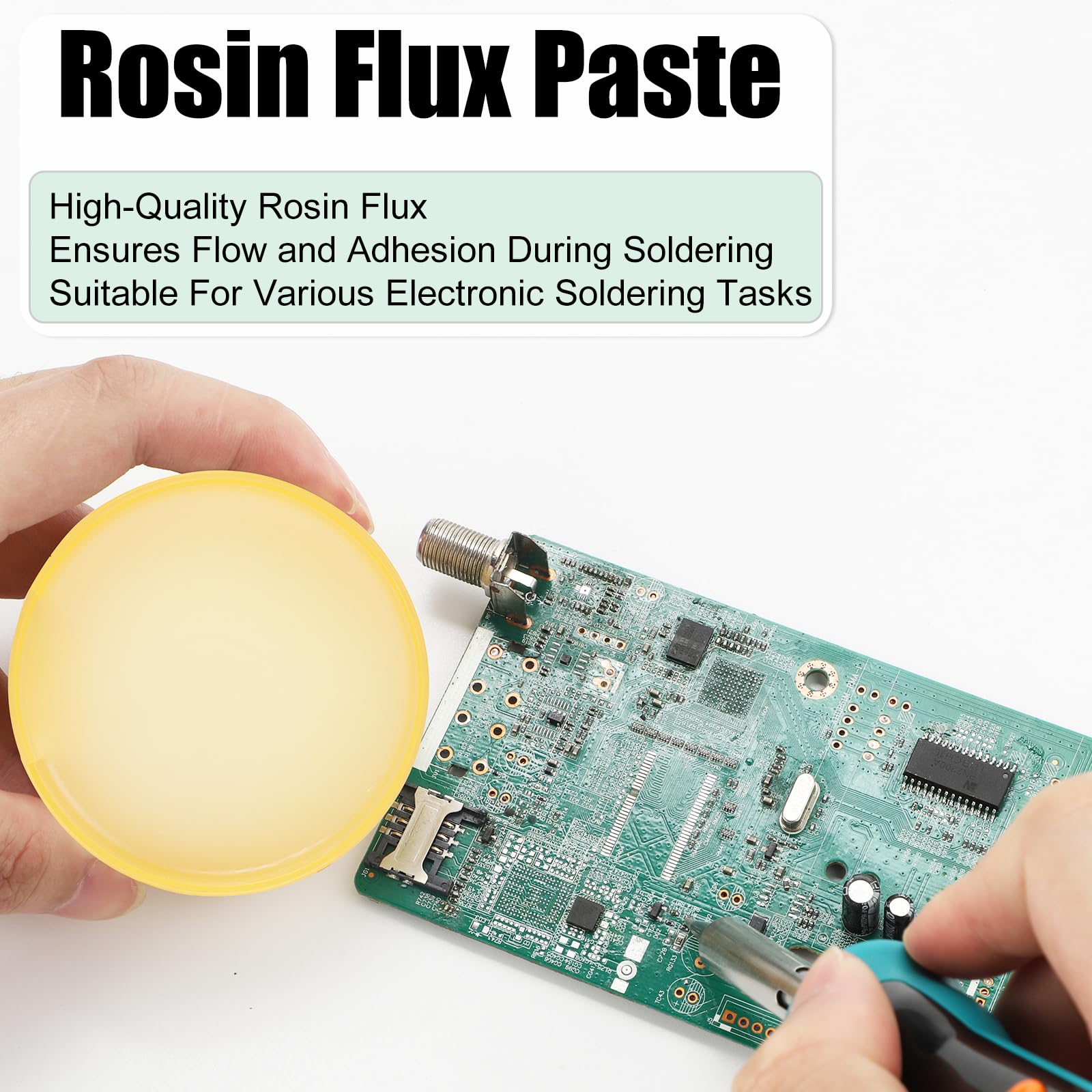 Rosin Flux Paste And Wick Kit TANG HONG Rosin Flux Paste & Solder Wick ...
