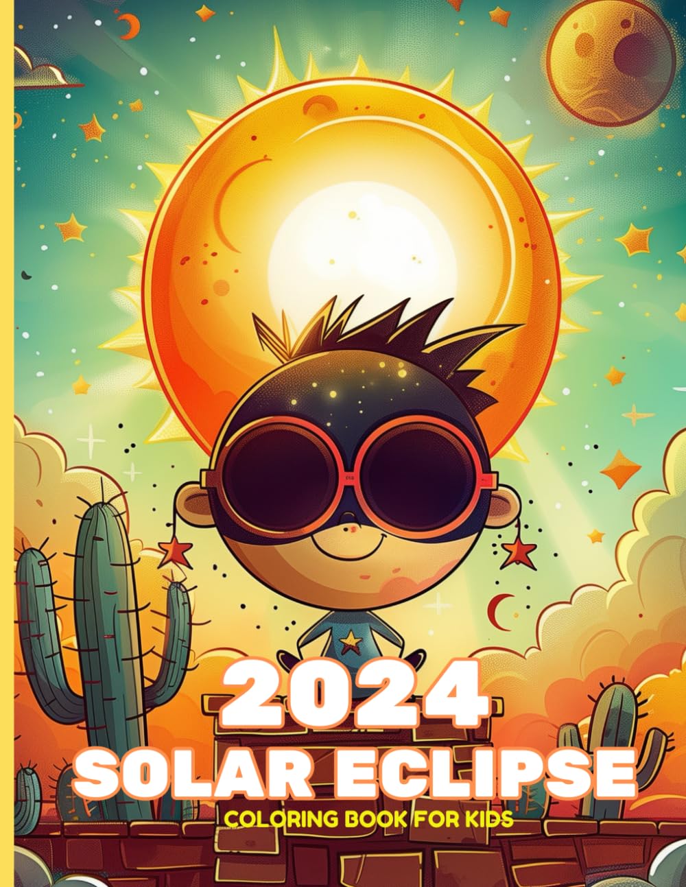Solar Eclipse Coloring Book for Kids: Exploring Celestial Wonders, A ...