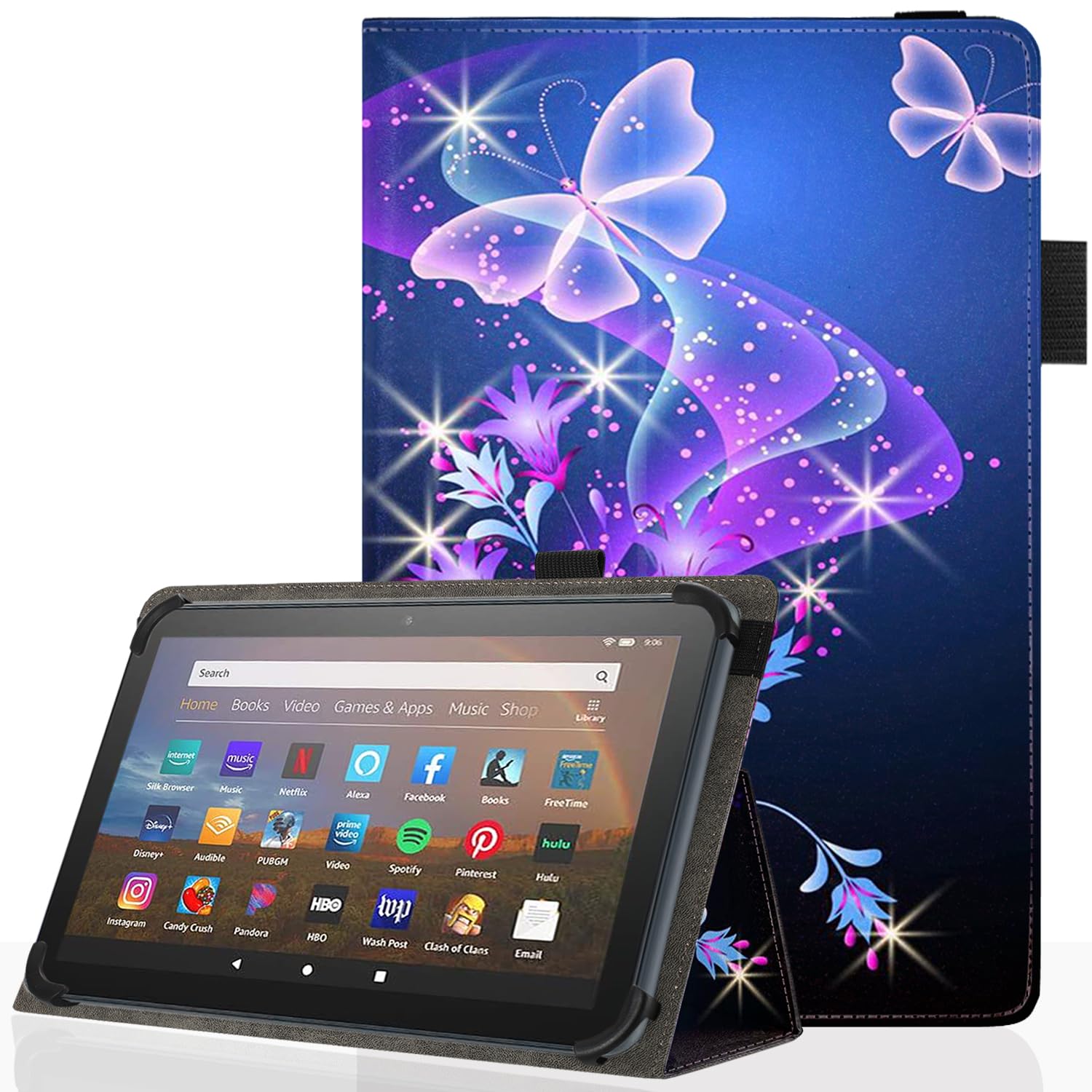 Amazon.com: Pudiceva Universal 10 10.1 Inch Android Tablet Case,Slim ...