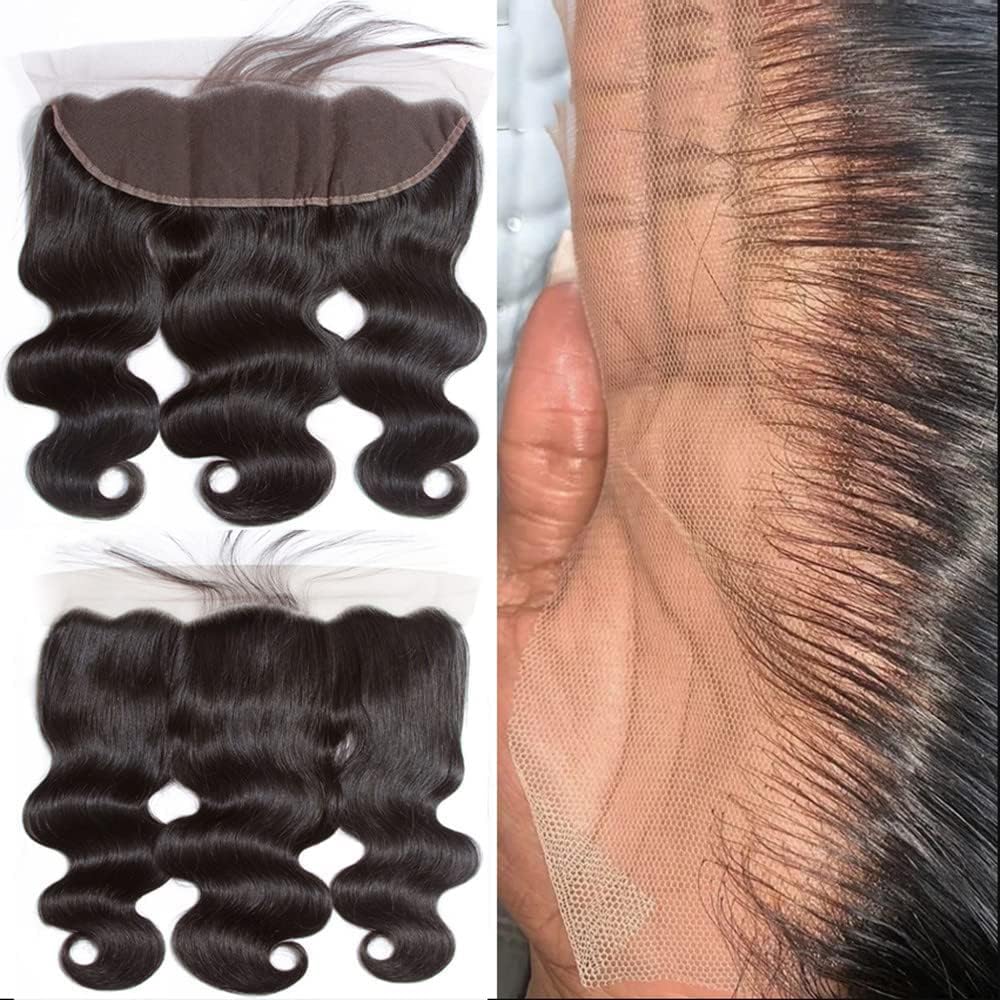 Amazon.com : Body Wave Frontal 13 x 4 HD Transparent Lace Frontals With ...