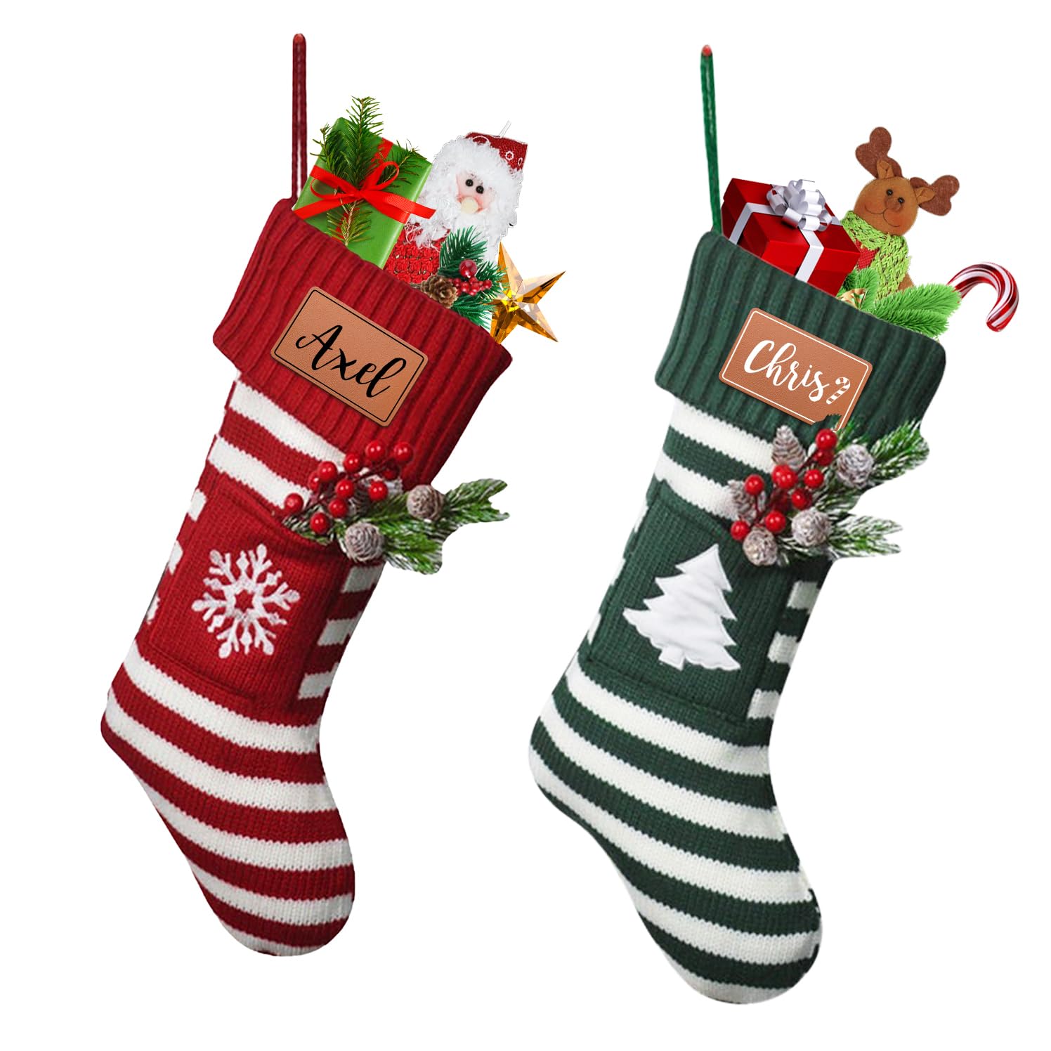 Amazon.com: Personalized Christmas Stockings,Custom Christmas Stockings ...