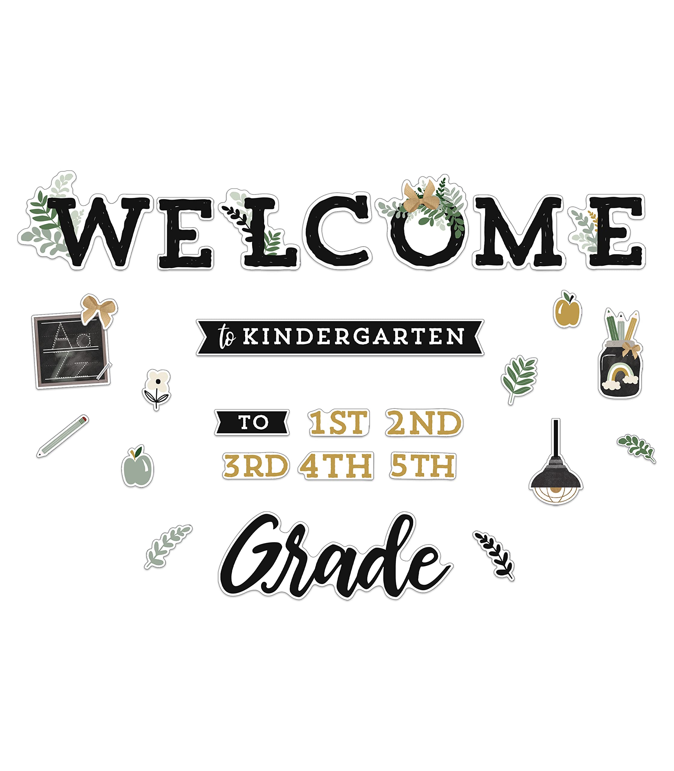 Buy Carson Dellosa Farmhouse 41pc Welcome Bulletin Board Set, Back to ...