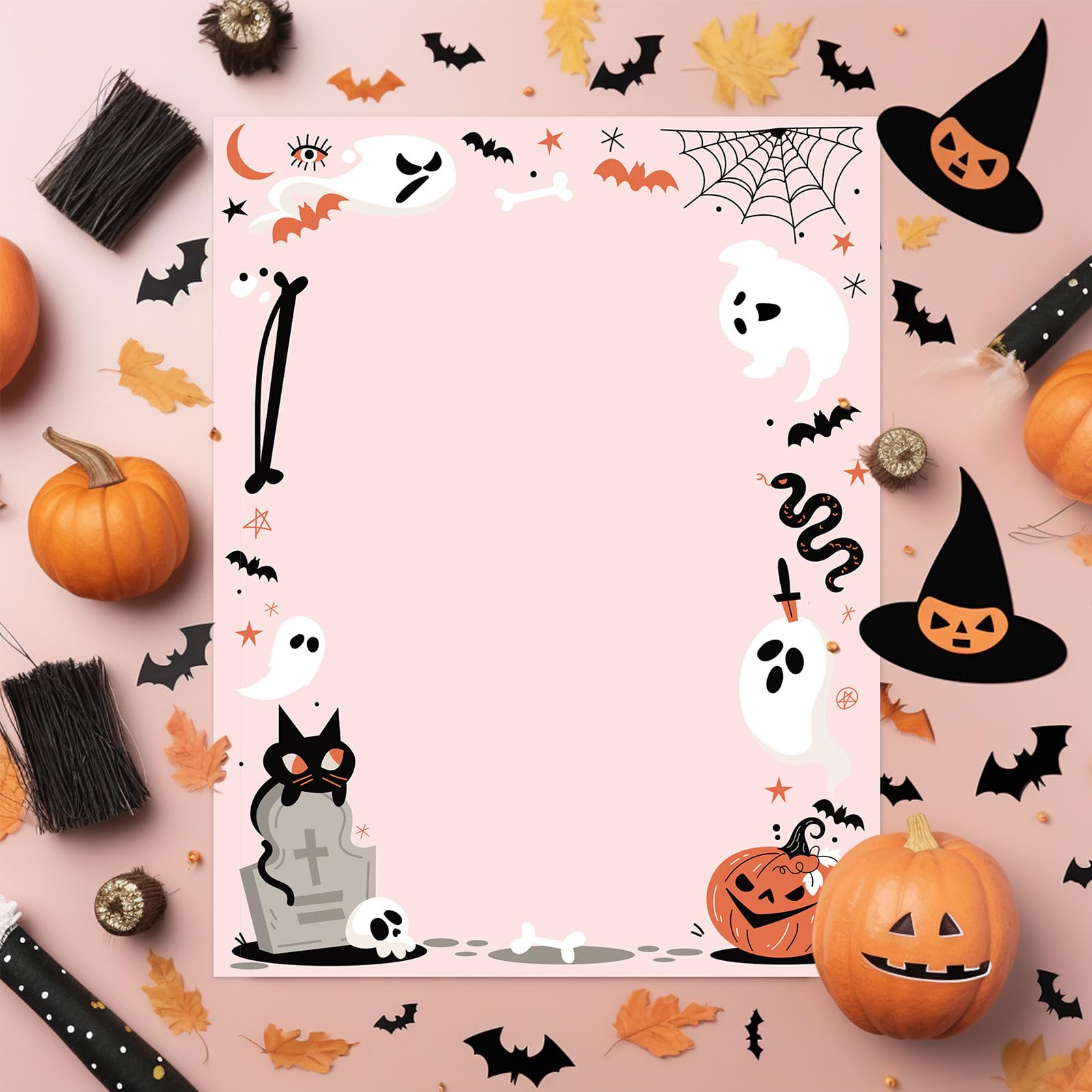Halloween Stationery Borders Halloween Border Images Free Download