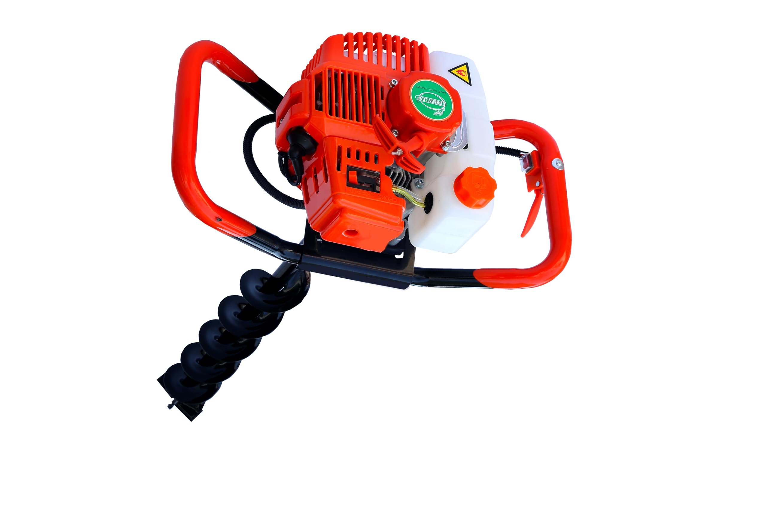 Greenleaf 63CC 2 Stroke Petrol Engine Iron Plastic Drill Hole Earth ...