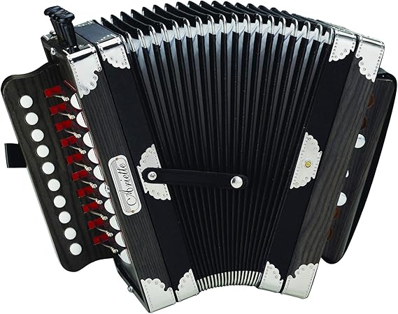 Amazon.com: Hohner 3002B Ariette Folk/Cajun Accordion - Black - Key of ...